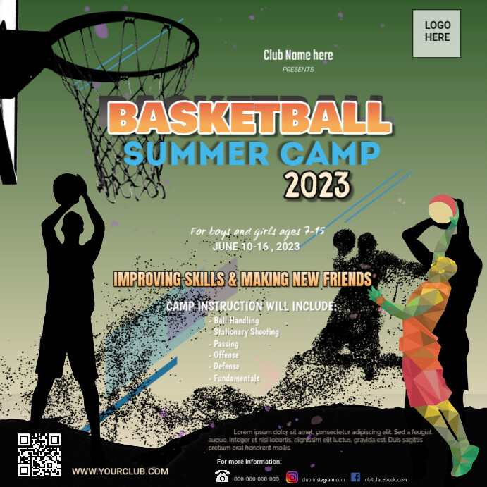Plantilla de basketball instagram post | PosterMyWall