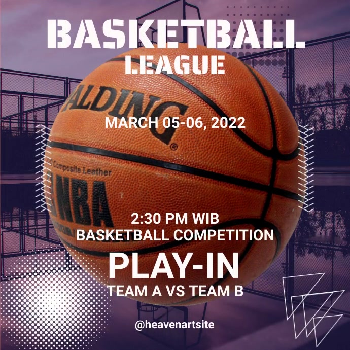Basketball league Instagram Video Template | PosterMyWall