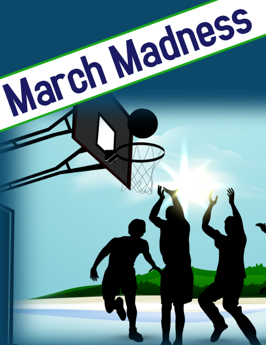 Copy of BASKETBALL MARCH MADNESS | PosterMyWall