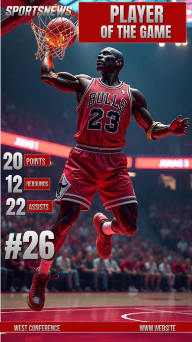 Basketball mvp poster Template | PosterMyWall