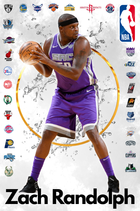 Basketball Player Poster Template | PosterMyWall