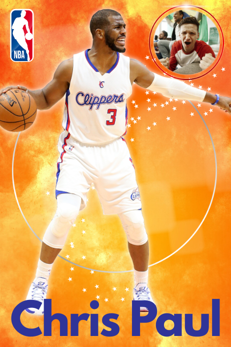 basketball player poster Template | PosterMyWall