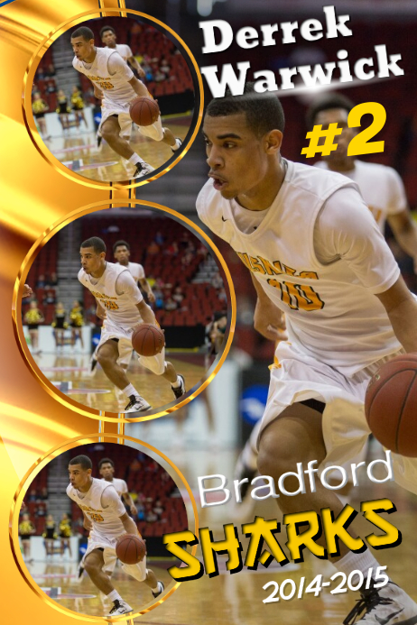 basketball Player Poster Template | PosterMyWall