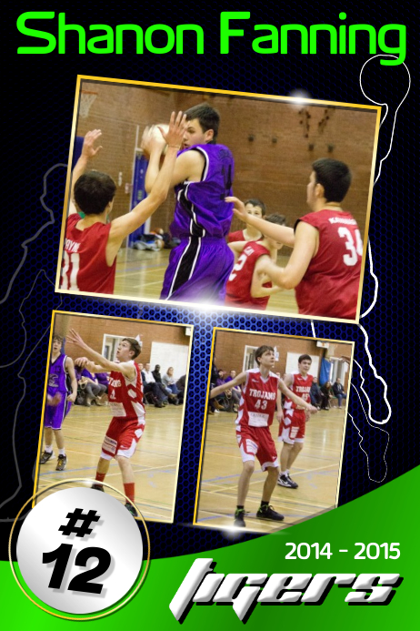 Basketball Player Poster Template | PosterMyWall