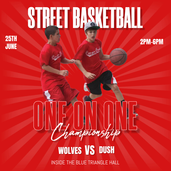 Copy of Basketball Poster Ad | PosterMyWall