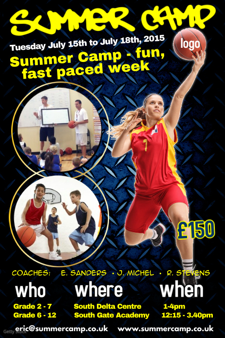Basketball Poster Template | PosterMyWall