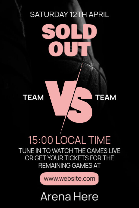 Basketball Poster Template | PosterMyWall