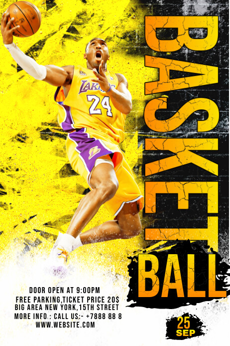 Basketball Poster Template | PosterMyWall