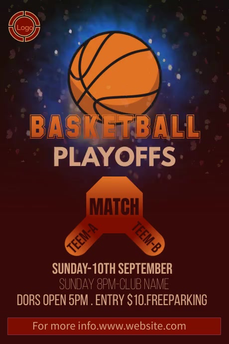 Plantilla de Basketball poster | PosterMyWall