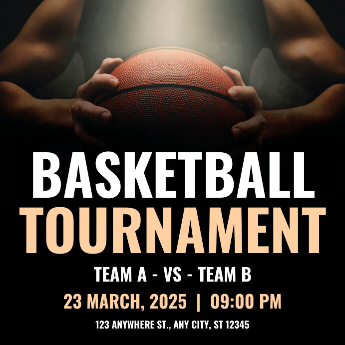 Basketball Poster Template | PosterMyWall
