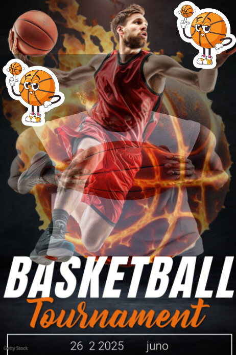 Plantilla de Basketball poster | PosterMyWall