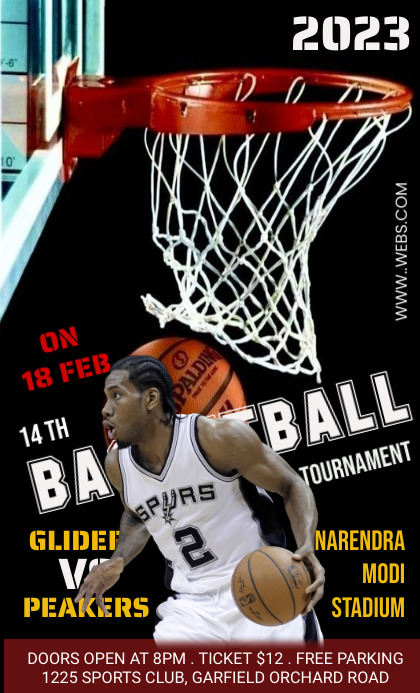 Copy of Basketball Poster | PosterMyWall
