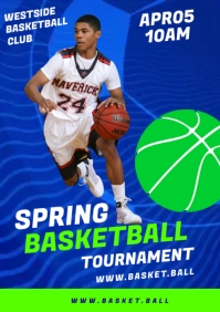 basketball poster template | PosterMyWall