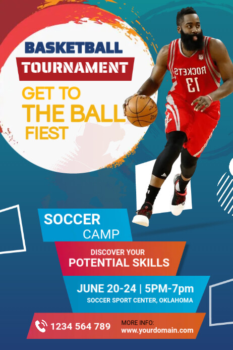 Basketball Poster Template | PosterMyWall