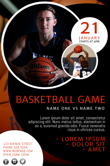 Basketball Flyer Template | PosterMyWall