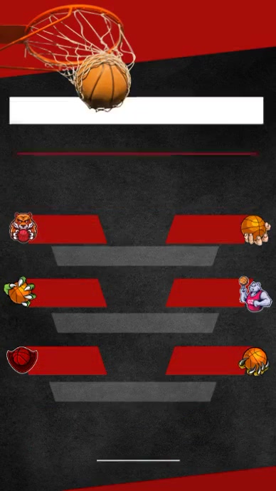 Basketball Schedule Match Template | PosterMyWall