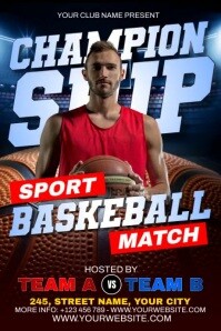 Basketball Championship Template | PosterMyWall