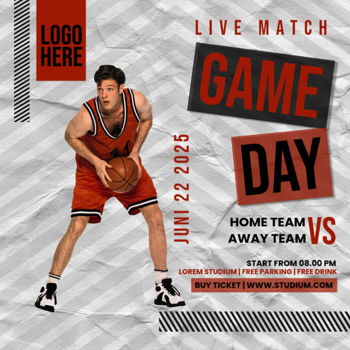 Basketball Sport Template | PosterMyWall