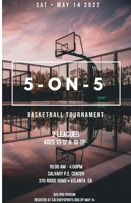 BASKETBALL TABLOID TEMPLATE.E | PosterMyWall