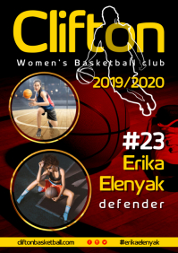 Basketball Team Poster Template | PosterMyWall