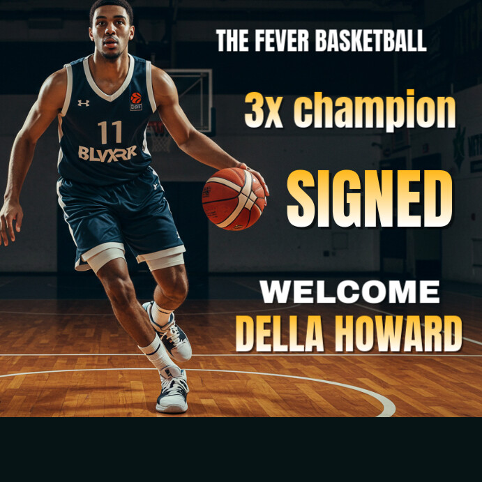 Copy of Basketball Team Signing | PosterMyWall