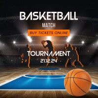 Basketball Tournament 2024 Template | PosterMyWall