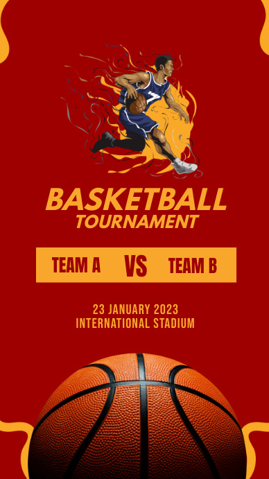 Basketball Tournament Template | PosterMyWall