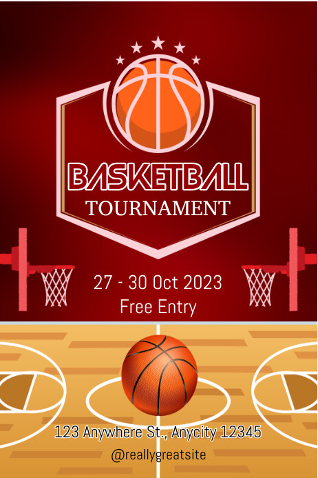 Plantilla de Basketball Tournament | PosterMyWall