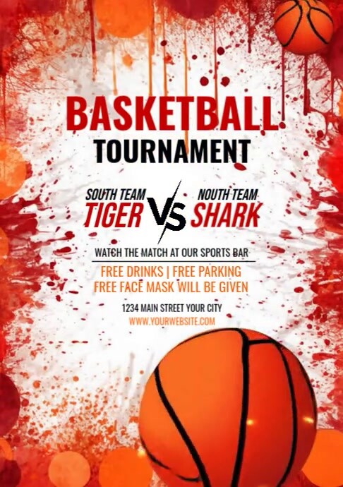 Basketball Tournament Template | PosterMyWall