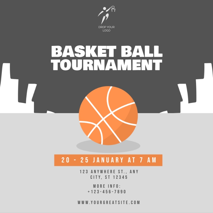 Basketball Tournament Template | PosterMyWall