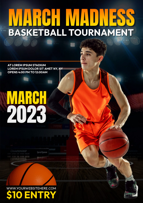 Plantilla de Basketball Tournament | PosterMyWall