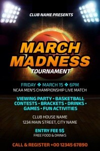 Basketball Tournament Events Template | PosterMyWall