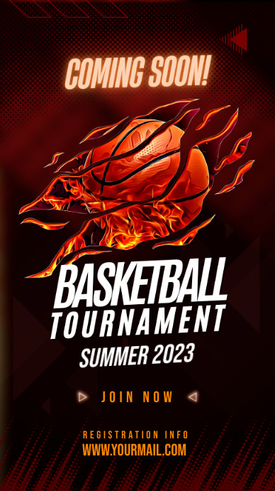 Basketball Tournament Template | PosterMyWall