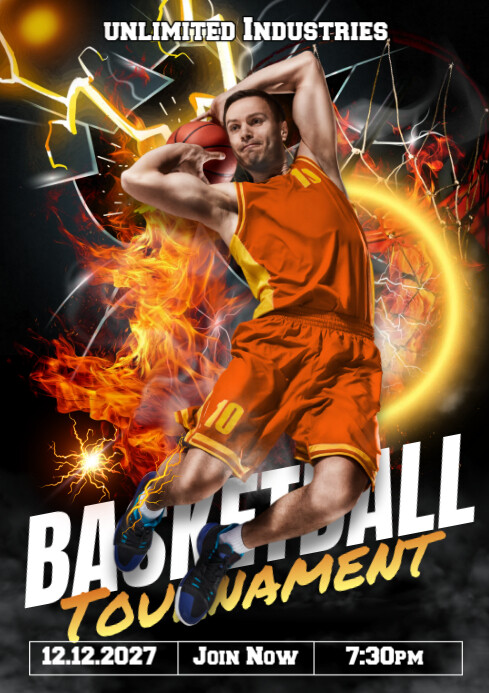 Plantilla de Basketball Tournament | PosterMyWall