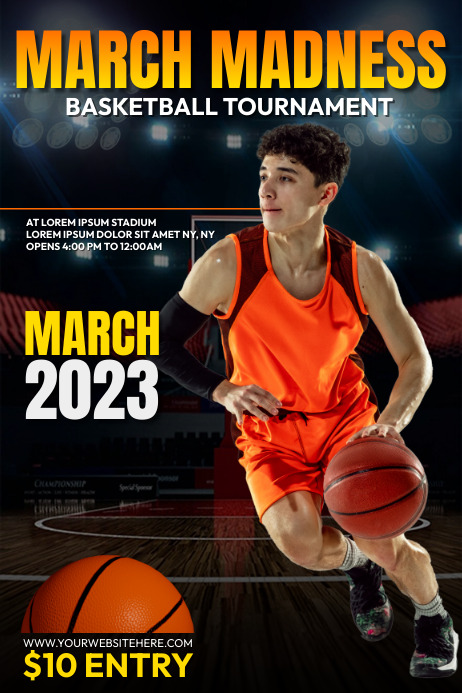 Basketball Tournament Template | PosterMyWall