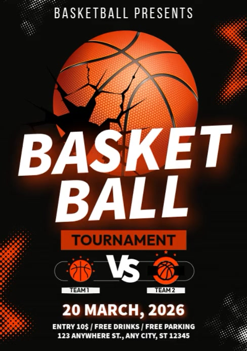 Plantilla de Basketball Tournament | PosterMyWall