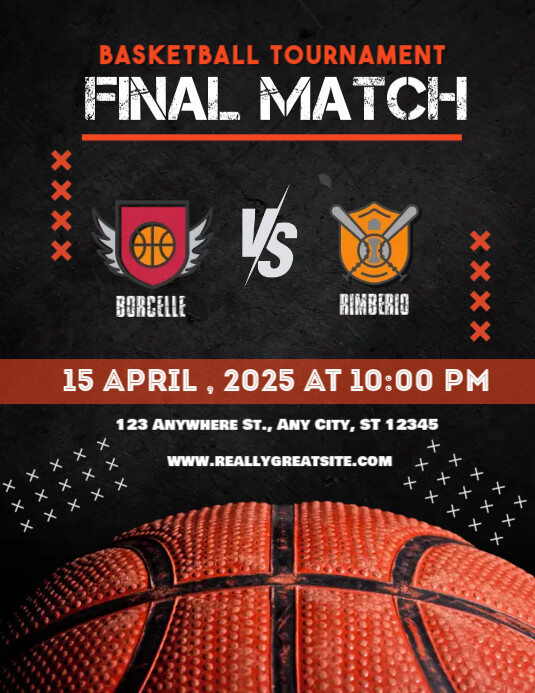 Basketball Tournament Templat | PosterMyWall