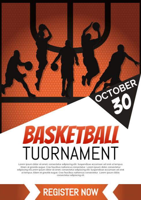 Basketball tournament Template | PosterMyWall