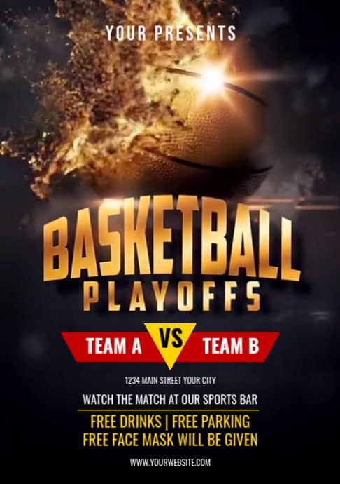 Basketball Tournament Template | PosterMyWall