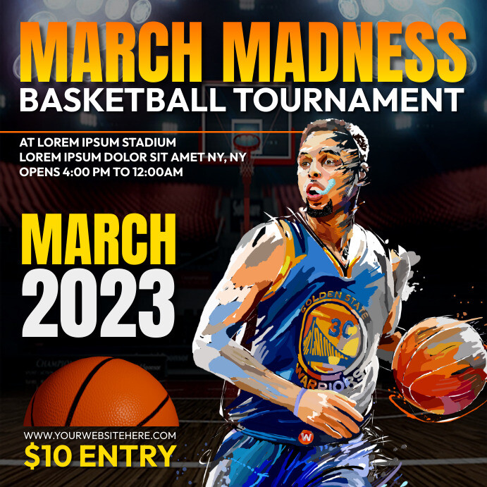 Basketball Tournament Template | PosterMyWall