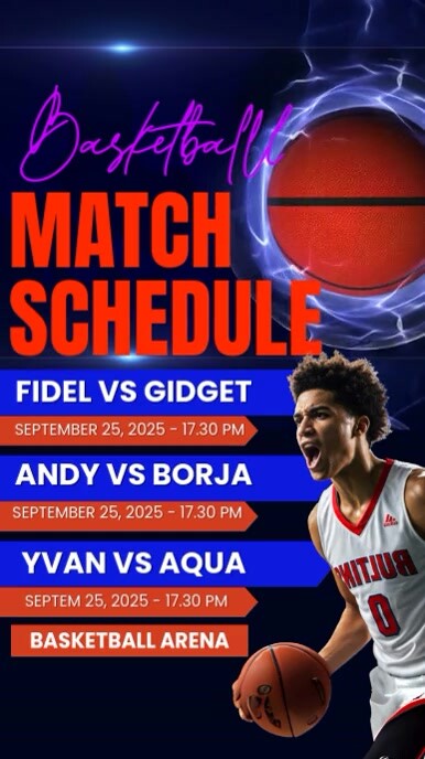Basketball Tournament Template | PosterMyWall