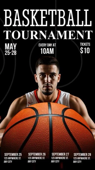 Basketball Tournament Event Template | PosterMyWall