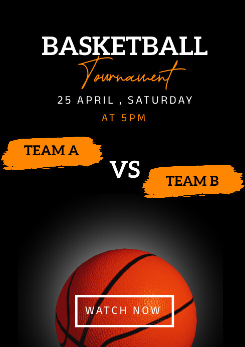 basketball tournament event flyers Template | PosterMyWall