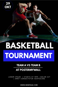 BASKETBALL TOURNAMENT BANNER Template | PosterMyWall
