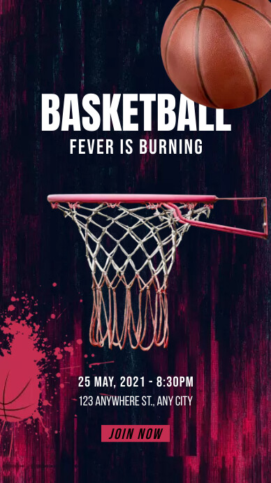 Basketball Tournament IG Story Template | PosterMyWall