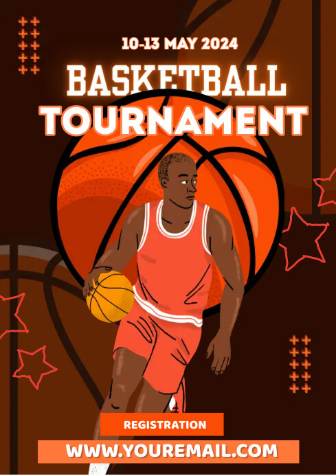 Basketball Tournament Poster Template | PosterMyWall