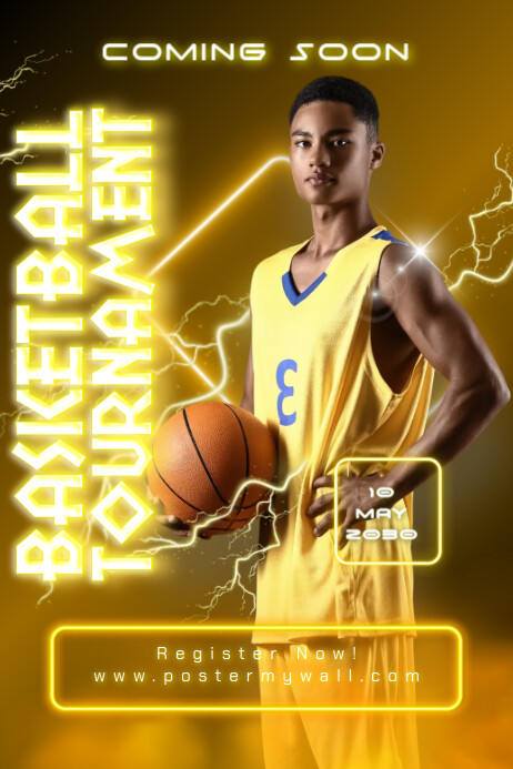 Basketball Tournament Poster Template | PosterMyWall