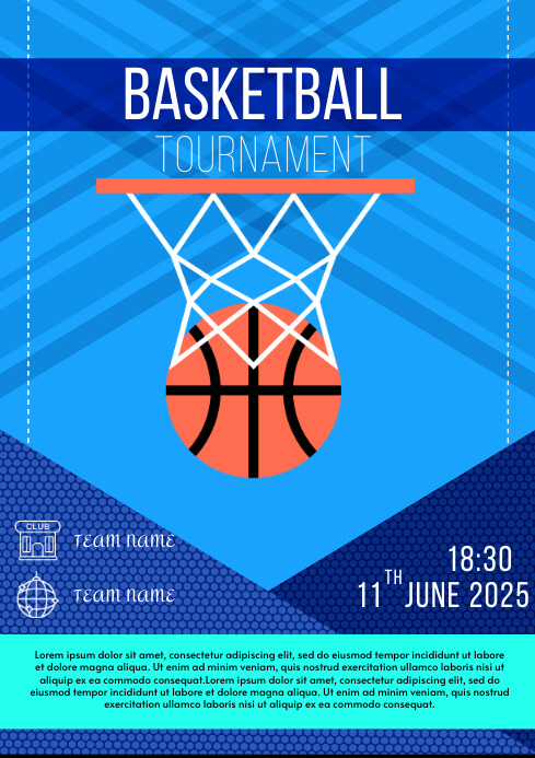Copy of BASKETBALL TOURNAMENT TEMPLATE | PosterMyWall