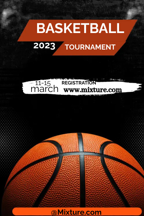 Plantilla de Basketball tournament template | PosterMyWall