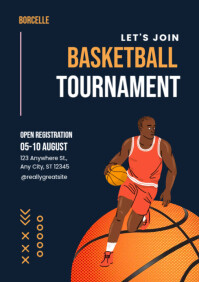 basketball tournament template | PosterMyWall